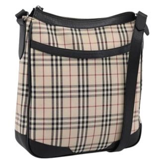 Burberry Sac bandouli&egrave;re vintage Pre-owned en toile - Femme - Pre-owned - Beige - Taille: ONE Size