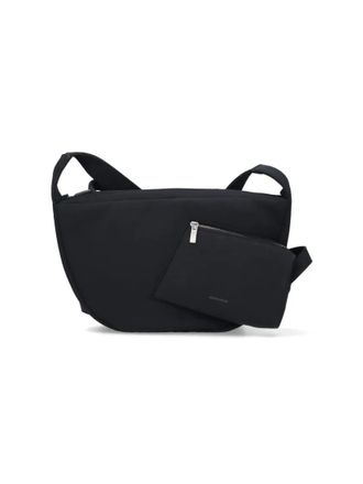 Ader Error Hobo Bags - Minimalist Black Bag With Structured Silhouette - Gr. unisize - in Schwarz - f&uuml;r Damen