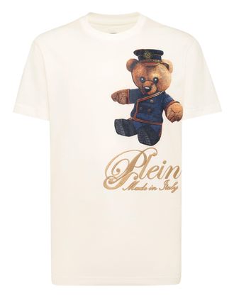 Philipp Plein T-Shirt Rundhalsausschnitt Ss Teddy