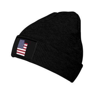Generic Drapeau Am&eacute;ricain dans LUtah Femme Homme Bonnet De Trawler Souple Bonnet De P&ecirc;cheur Confortable Bonnets Hiver pour Sport Cyclisme Jogging