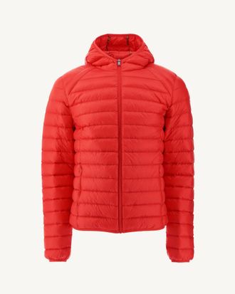 Jott Doudoune l&eacute;g&egrave;re &agrave; capuche Rouge vif Nico - Taille 3XL