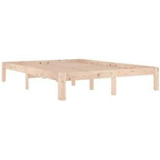 Les Tendances Cadre de lit Bois de pin massif 140x190 Oliver