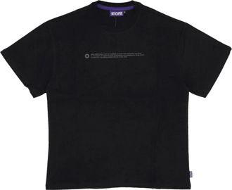 Octopus Schwarzes Logo Tee Kurzarm Shirt - - Tops - Herren - Schwarzk - XL