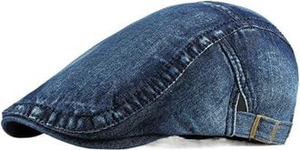 Generic Chapeaux Newsboy pour hommes chapeau gavroche casquette simple visi&egrave;re bec de canard b&eacute;ret de cowboy lav&eacute; femme mince respirant vers lavant, style 3, 