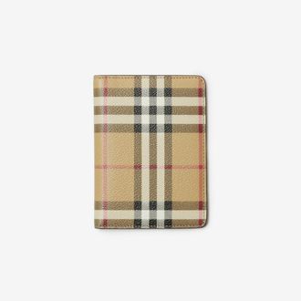 Burberry &Eacute;tui pour passeport Check