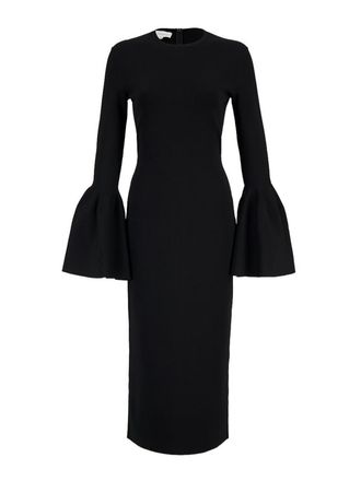 Stella McCartney Knielanges Kleid - Schwarz