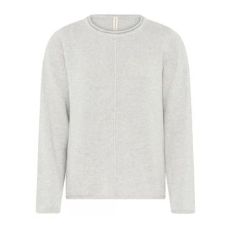 Skovhuus Femme, Pulls, Gris, Taille: 38 FR Pull &agrave; col rond