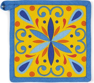 Excelsa Puebla Topflappen, 20 x 20 cm, Futter 100% Baumwolle, F&uuml;llung aus Polyester