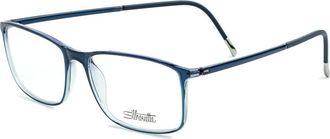 Silhouette unisex, Accessoires, Bleu, Taille: 56 MM SPX Illusion 2934 Optical Frame