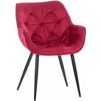 Clp Chaise de padding de pozzo total &eacute;l&eacute;gant conception de velours diff&eacute;rentes couleurs colore : Rouge