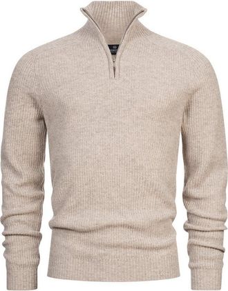 Kronstadt Strickpullover Herren KSDorsey half Pullover Herrenpullover Moderner Half-Zip Strickpullover