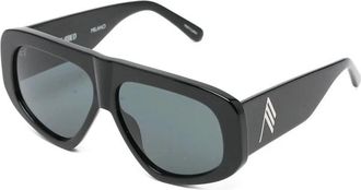 The Attico Femme, Accessoires, Noir, Taille: ONE Size Lunettes de soleil 57 Frame