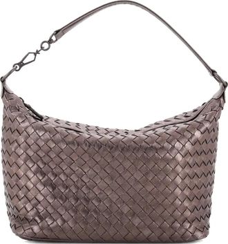 Bottega Veneta Zip Hobo Intrecciato Nappa Small shoulder bag - Vert