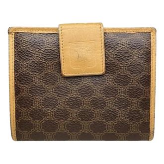 Celine Pre-owned Vintage Leder Portemonnaie - - Pre-owned - Damen - Braun - ONE SIZE