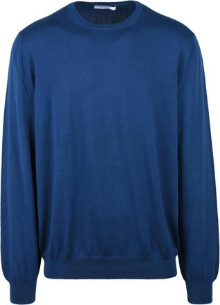 Gran Sasso Homme, Pulls, Bleu, Taille: 4XL Maglioncino Girocollo