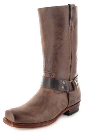 Mayura Boots Unisex Biker Boots MB001 Lederstiefel Motorradstiefel Bikerstiefel Braun 46 EU