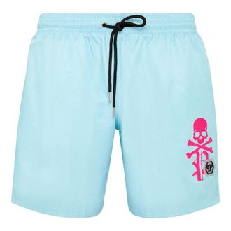 Philipp Plein Herren, Bademode, Blau, 2XLGr&ouml;&szlig;e