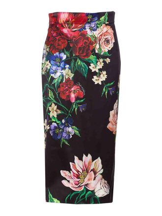 Dolce & Gabbana Jupe Midi - Noir