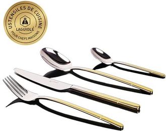 Laguiole Laguiole - Menagerie 24-teilig 18/8 Freesia PVD