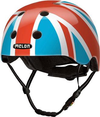 Melon Fahrradhelm »Union Jack Summer Sky« für Damen, Herren und Kinder | Leichter & sicherer urbaner Cityhelm mit Magnetverschluss, individuell anpassbar in