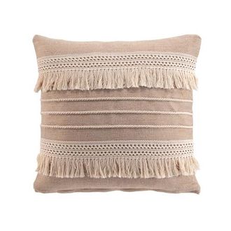 Douceur d'Int&eacute;rieur Kissen mit abnehmbarem Bezug (45 x 45 cm) Cirrus, Baumwolle & Polyester