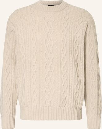 HUGO BOSS Pullover Kableto beige