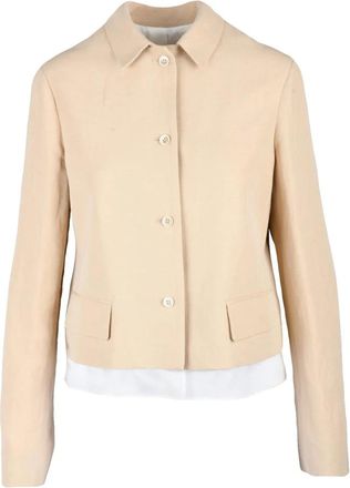 Fabiana Filippi Femme, Vestes, Beige, Taille: 40 FR Veste Courte