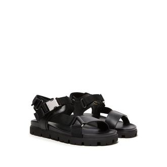 Prada Sandalen aus Kalbsleder - Schwarz