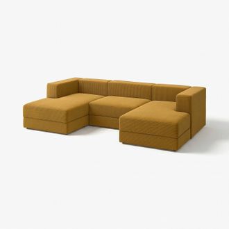 IKEA J&Auml;TTEBO 3,5er-Sitzelement mit R&eacute;camieren