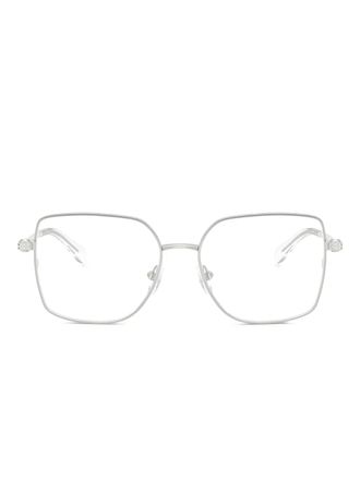 Michael Kors lunettes de vue à monture carrée - Argent