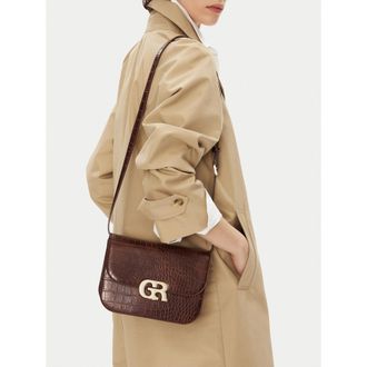 Gino Rossi Handtasche Gino Rossi CEO-LINA-KQ44-CROCCO Braun