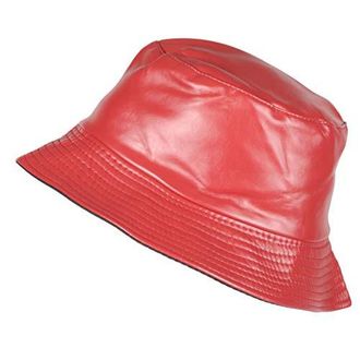 Toutacoo Chapeau de Pluie, Femme, imperm&eacute;able. Reversible. (Uni Rouge fonc&eacute;)