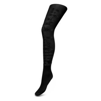 Philipp Plein Tights Crystal Plein - - Underwear - Damen - Schwarzk - L