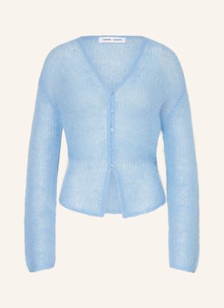 Sams&oslash;e & Sams&oslash;e Sams&oslash;e Sams&oslash;e Strickjacke Sapoppie Mit Mohair blau