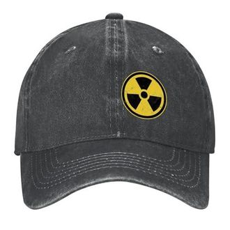 Generic Casquettes Baseball pour Hommes, Symbole radioactif (Look d&eacute;pass&eacute;) Casquette Baseball Marque Luxe Casquette p&ecirc;che Casquette cr&eacute;ateur Casquettes dHiver