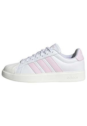 adidas Chaussures Street Talk pour femme, Blanc Transparent Rose Blanc, 38 EU