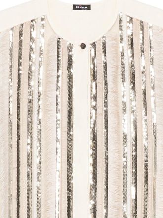 Kiton Womens Sequin-Embellishment Top Ss26 W