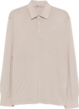 Herno Homme, Tops, Beige, Taille: S Polo Maille