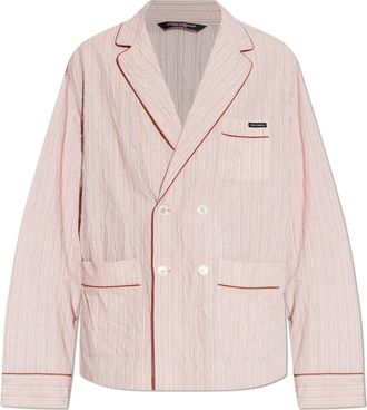 Dolce & Gabbana Homme, V&ecirc;tements de nuit et de d&eacute;tente, Rose, Taille: M Chemise Effet Froiss&eacute;