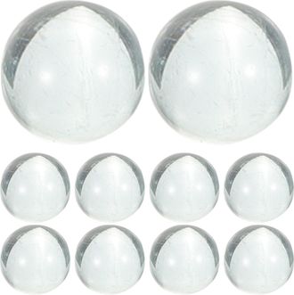 Hemobllo DONFAMDS 10 Transparente Glasmurmeln 6mm Vasenf&uuml;llsteine aus Glas Dekorative F&uuml;llmaterial f&uuml;r Blumenvase und Bastelprojekte Langlebige Glasperlen f&uuml;r 