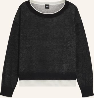 HUGO BOSS Pullover Femok schwarz