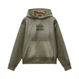 Napapijri Homme, Sweatshirts et sweats &agrave; capuche, Vert, Taille: S Comel French Terry Sweat &agrave; capuche