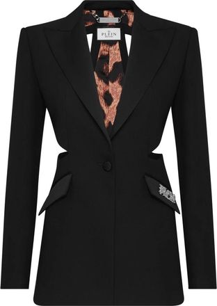 Philipp Plein Damen, Jacken, Schwarzk, MGr&ouml;&szlig;e