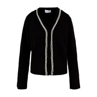 Ga&euml;lle Paris Schwarzer Gaelle Pullover - - Knitwear - Damen - Schwarzk - M