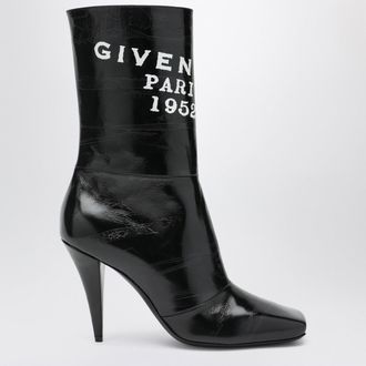 Givenchy Schwarze Sliced Square GIVENCHY Tape Stiefeletten