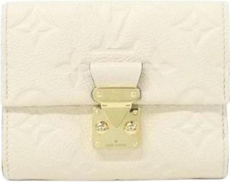 Louis Vuitton Pre-owned Cuir petite-maroquinerie - Femme - Pre-owned - Beige - Taille: ONE Size