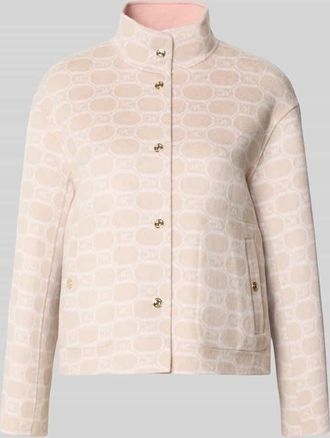 Marc Cain Wendejacke im Allover-Look mit Stehkragen