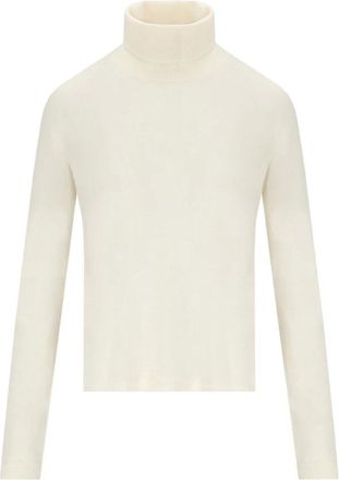 Max Mara Femme, Pulls, Beige, Taille: 40 FR Pull Col Roul&eacute; Adria