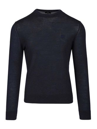 Etro Pull Col Rond - Bleu