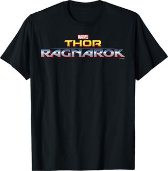 MARVEL Offizielles Marvel Thor Ragnarok Grafik-T-Shirt mit Filmlogo T-Shirt